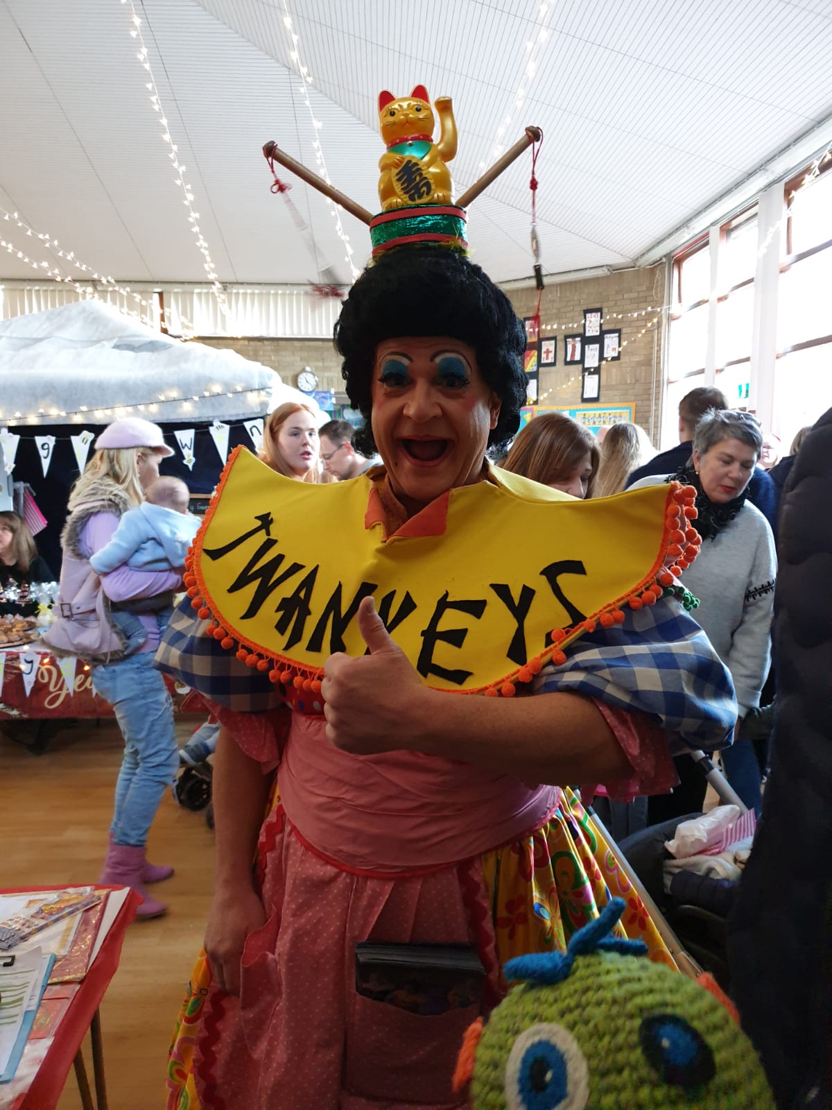 Panto dame to open Christmas Fair again!